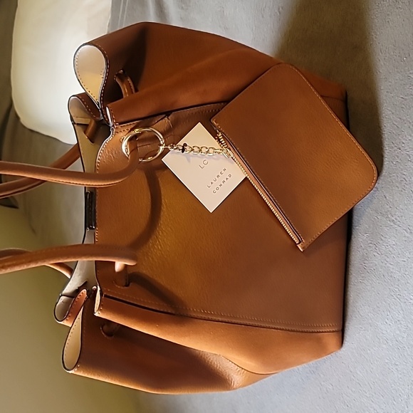 LC Lauren Conrad | Bags | Nwt Lc Leather Suede Purse | Poshmark